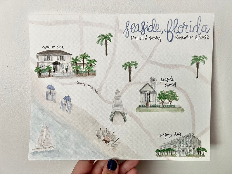 Custom Map - Etsy
