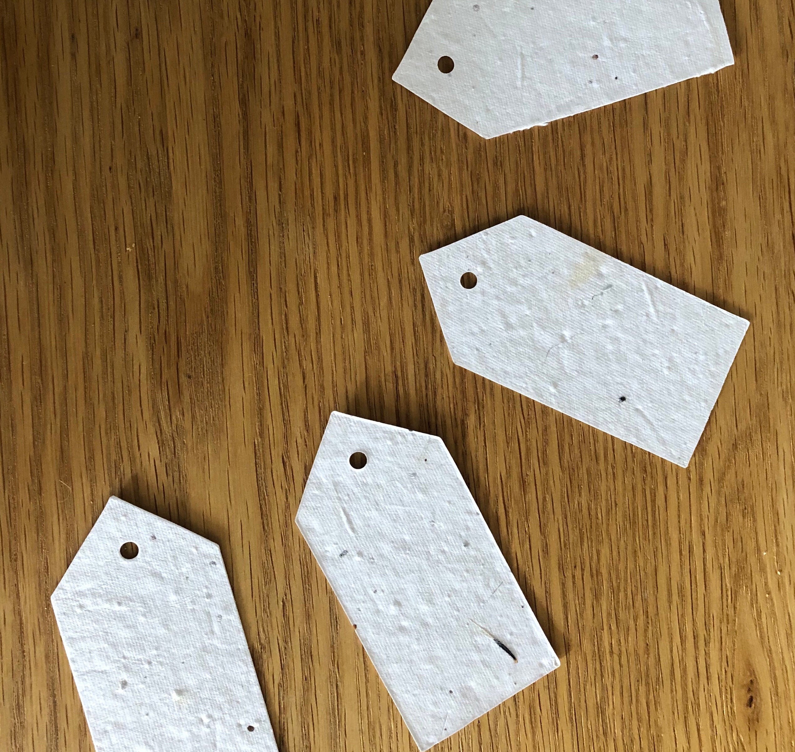 Plantable Wildflower Seed Paper Tags Wedding Favours Name - Etsy UK