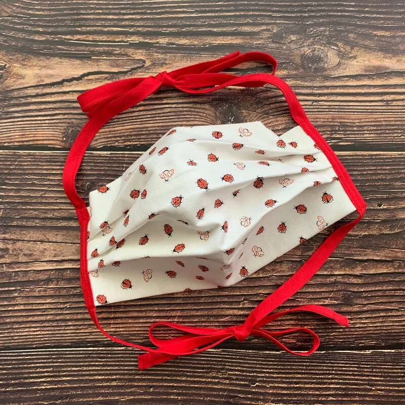 Tie Back Face Mask - Etsy