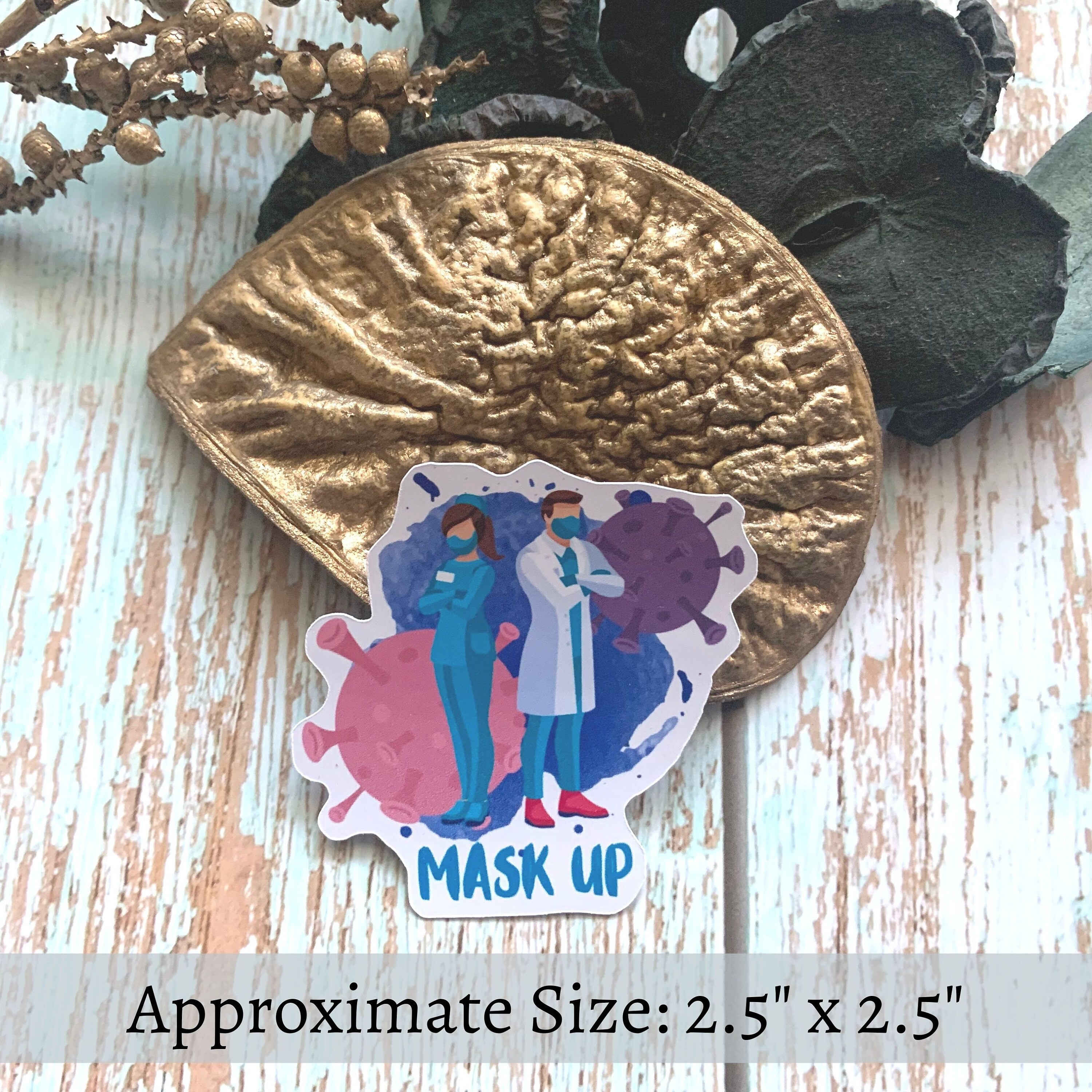 Cute Face Mask Stickers Mask up Stickers - Etsy