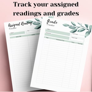 Student Planner Printable Study Planner Undated Academic - Etsy Hong Kong