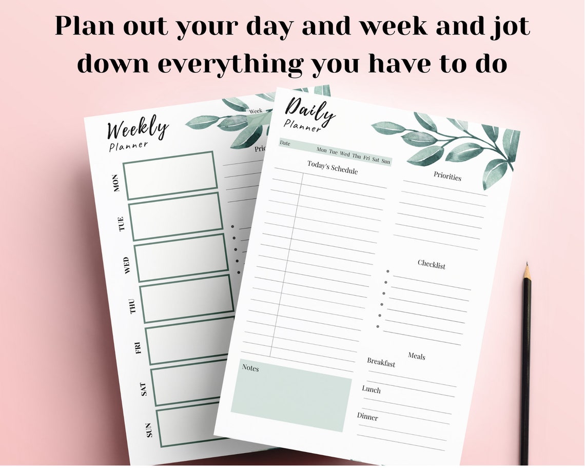 Student Planner Printable Study Planner Undated Academic - Etsy Hong Kong