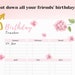 Printable Birthday Tracker, Birthday Planner, Birthday Log, Birthday ...