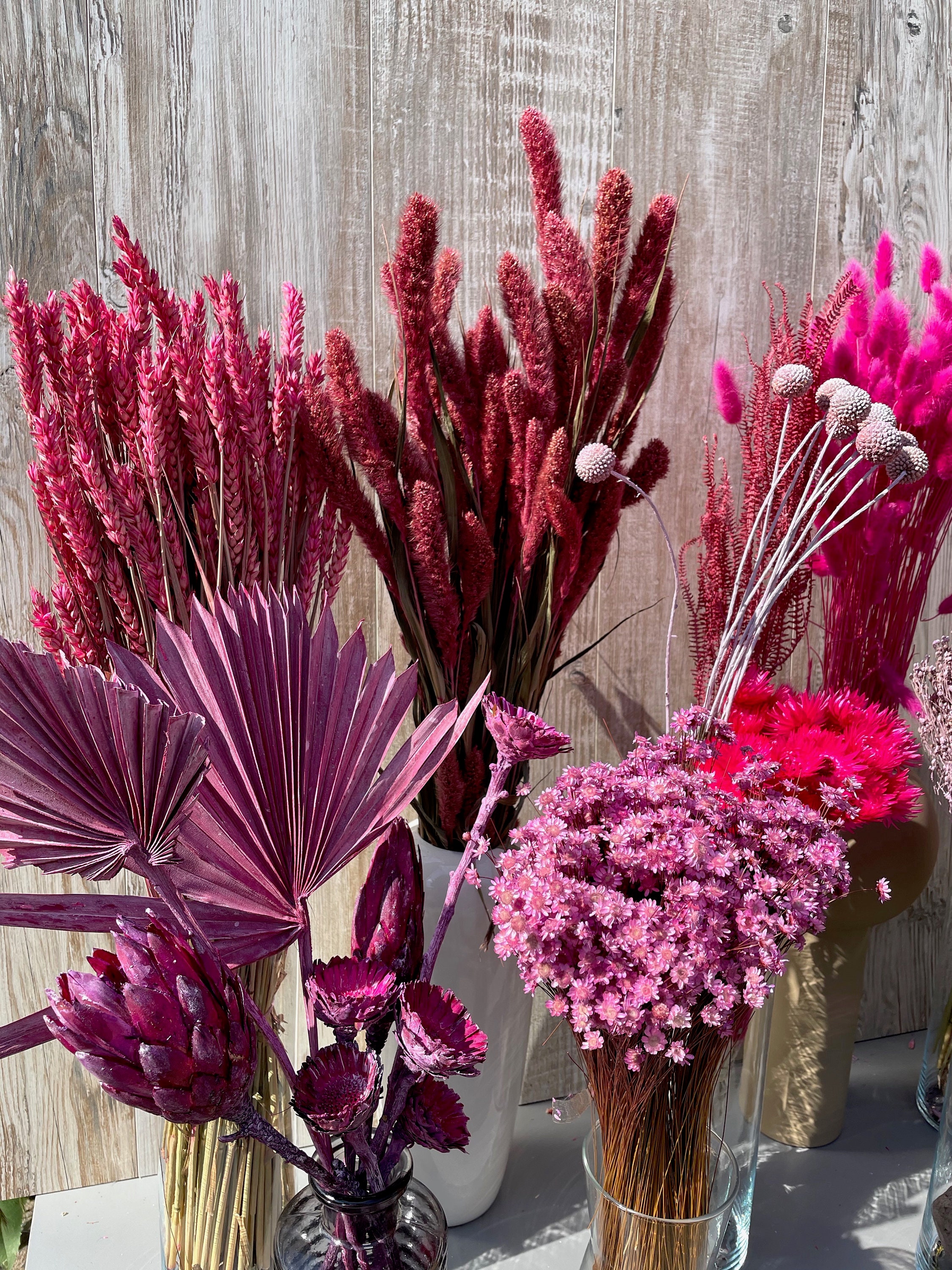 Dried flowers berry tones collection / dried flowers lilac | Etsy