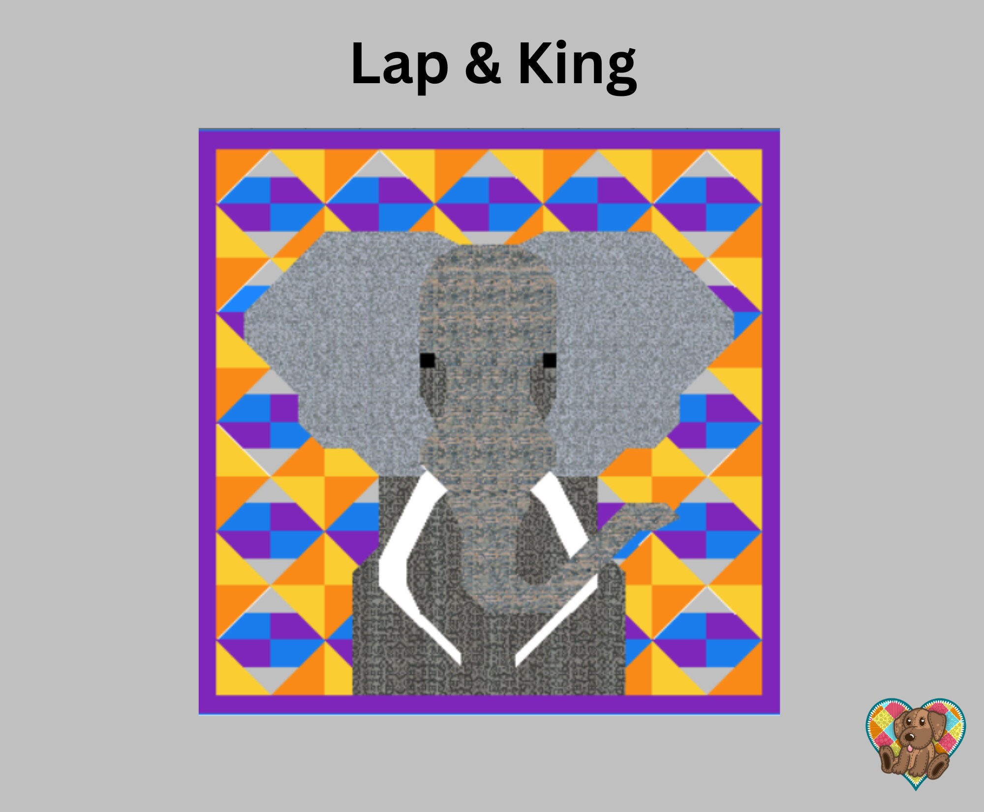 Elephant Quilt Pattern Pdf | Downloadable PDF Elephant Quilt Pattern ...