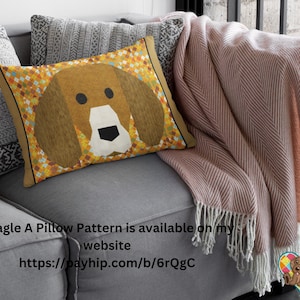 Beagle Quilt Pattern Pdf | Downloadable PDF Quilt Pattern | Dog Quilt ...