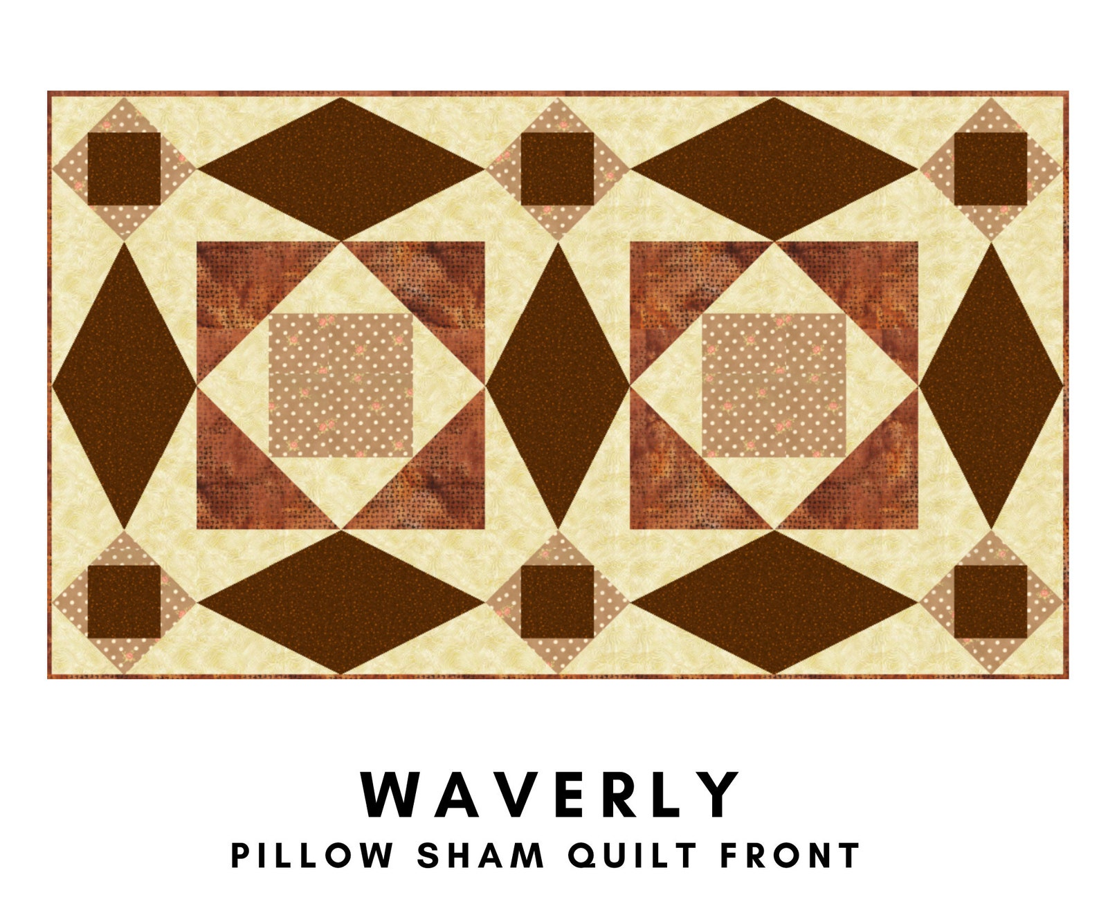 Waverly Downloadable Quilt Block Pdf Pattern Waverly Quilt Pattern Pdf Waverly Quilt Pattern ...