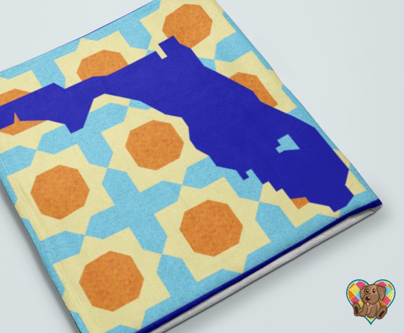 Florida Quilt Block Pdf Pattern State Quilt Block Pdf - Etsy