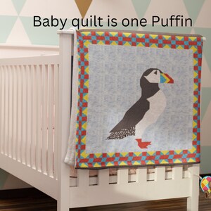 Puffin Downloadable Quilt Block Pdf Pattern Puffin Quilt - Etsy