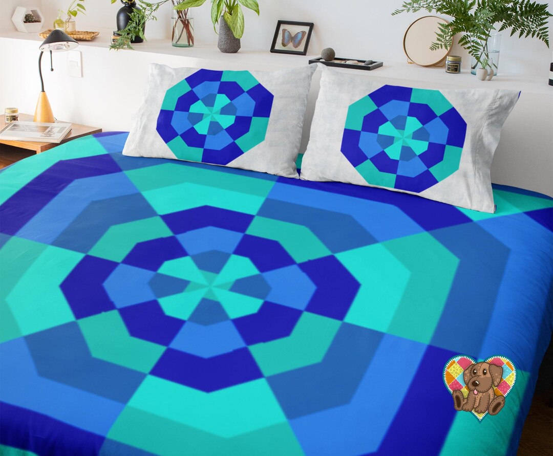 Ombre Octagon Quilt Pattern: Baby to King Sizes (PDF Download) - Etsy