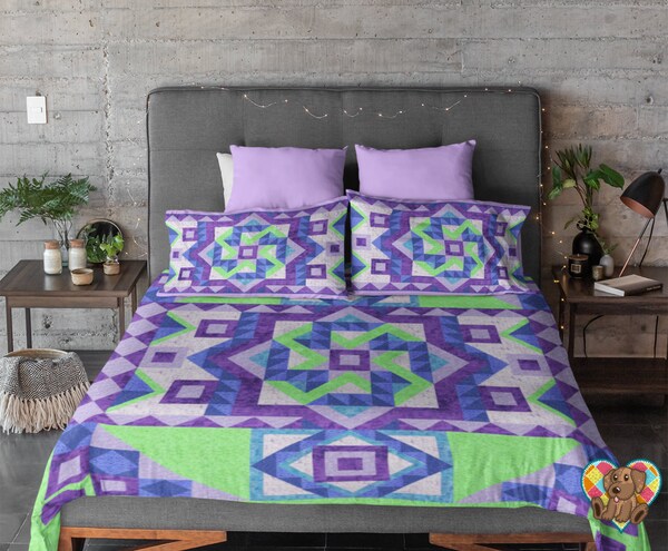 Boris the Dragon Quilt Pattern - Etsy Canada