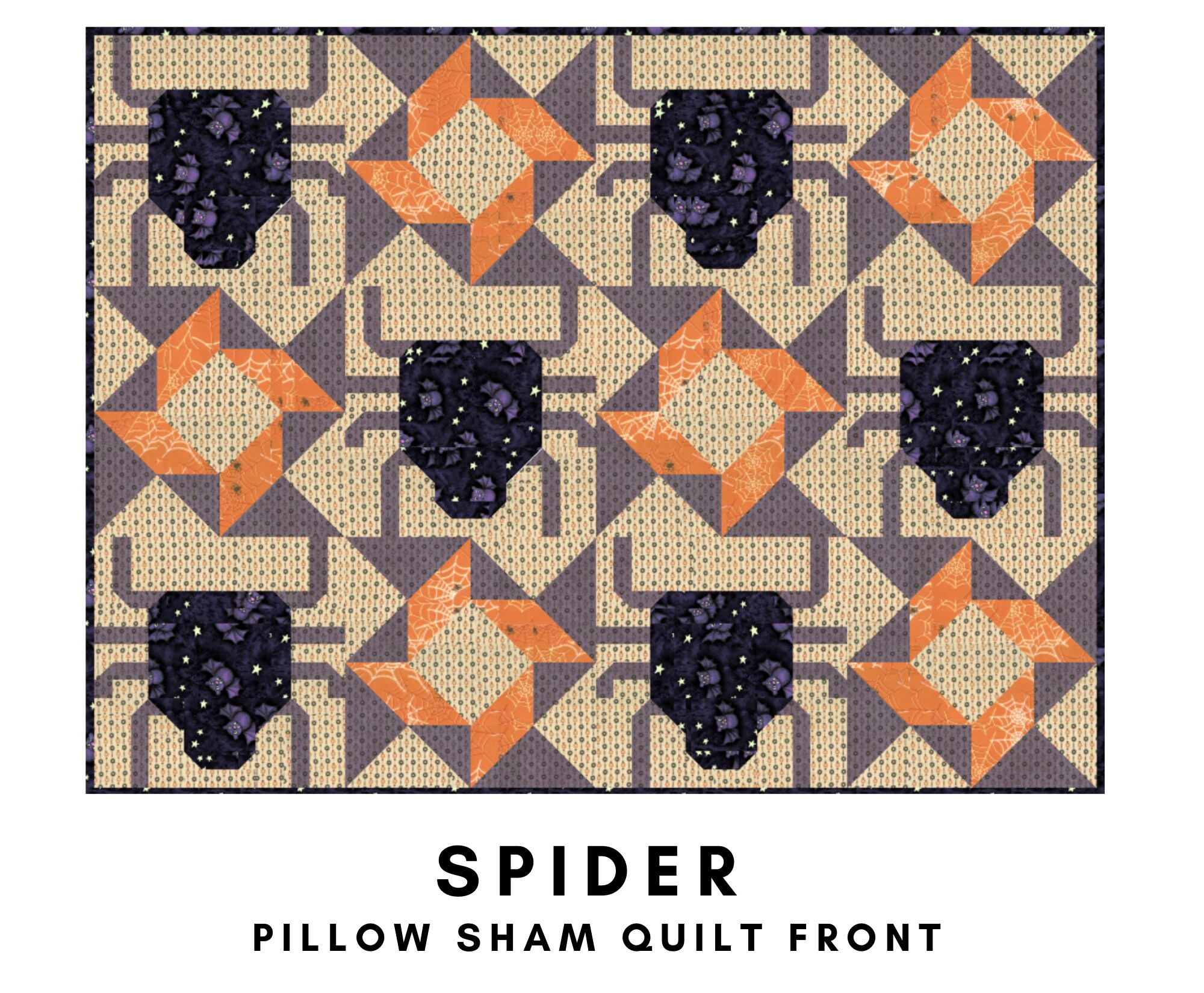 Halloween Witch Downloadable Quilt Pattern Halloween Quilt Pattern ...