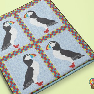 Puffin Quilt Block Pattern: Winter Bird Design (PDF Pattern) - Etsy