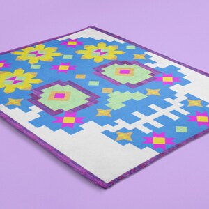 Sugar Skull Quilt Pattern Halloween Quilt Pattern Downloadable PDF ...