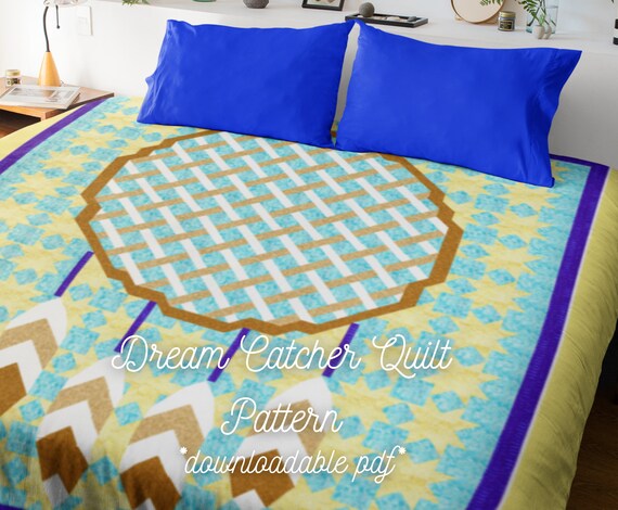 Dream Catcher Quilt Block Pattern Downloadable PDF Quilt | Etsy