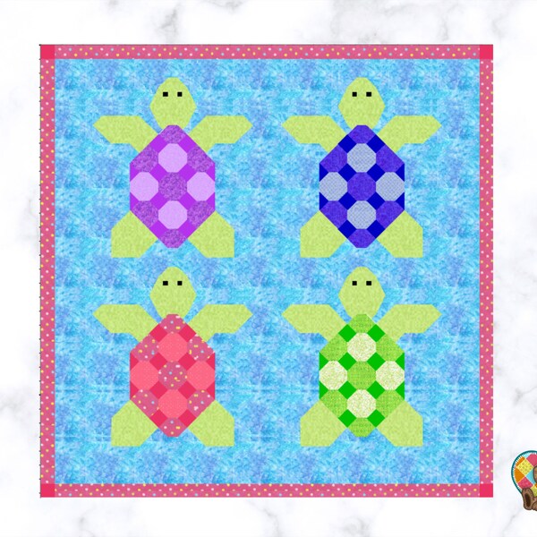 Turtle Quilt Pattern - Etsy