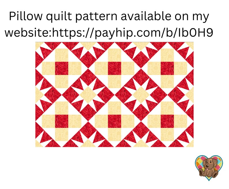 Starburst Downloadable Quilt Block Pattern Pdf Starburst Quilt Block ...