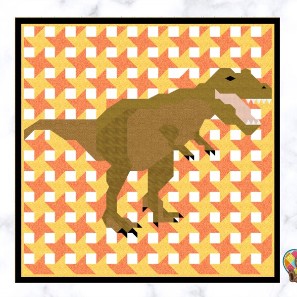 Dinosaur Quilt Patterns - Etsy