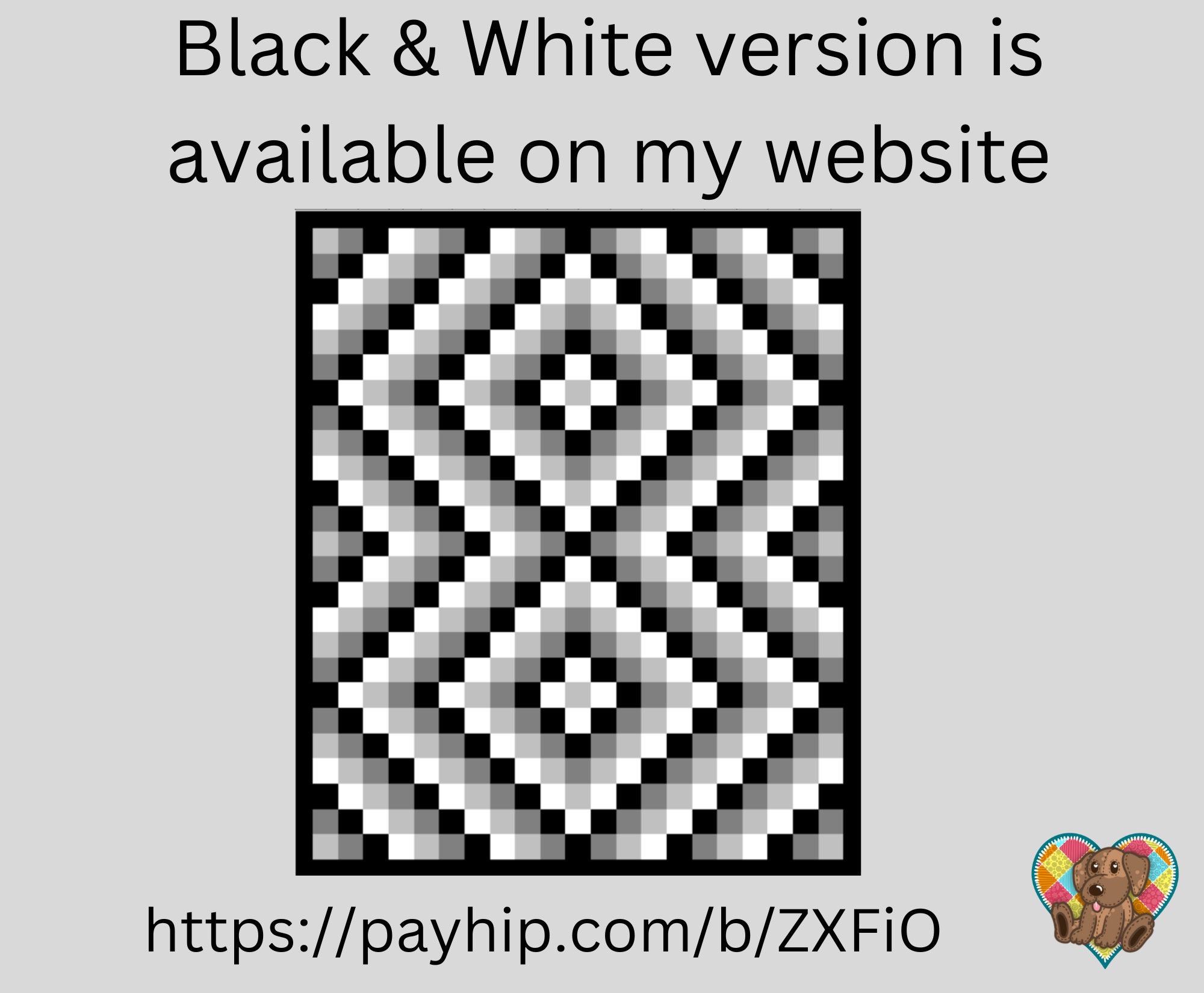 Scrap Squares Downloadable Quilt Block Pattern Pdf Square Quilt Block ...