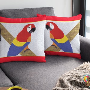 Parrot Quilt Block Pattern Downloadable PDF Parrot Quilt Pattern Parrot ...