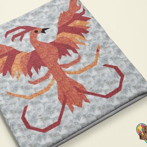 Phoenix Quilt Pattern: Mythical Bird Design (PDF Download) - Etsy