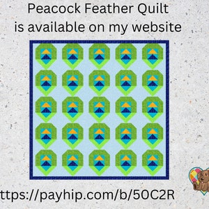 Puffin Downloadable Quilt Block Pdf Pattern Puffin Quilt Pattern Pdf ...