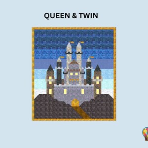 Castle Quilt Pattern: Medieval Fantasy Design (downloadable PDF) - Etsy
