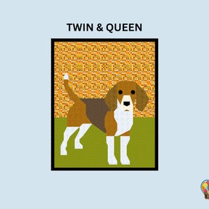 Beagle Quilt Pattern Pdf | Downloadable PDF Quilt Pattern | Dog Quilt ...