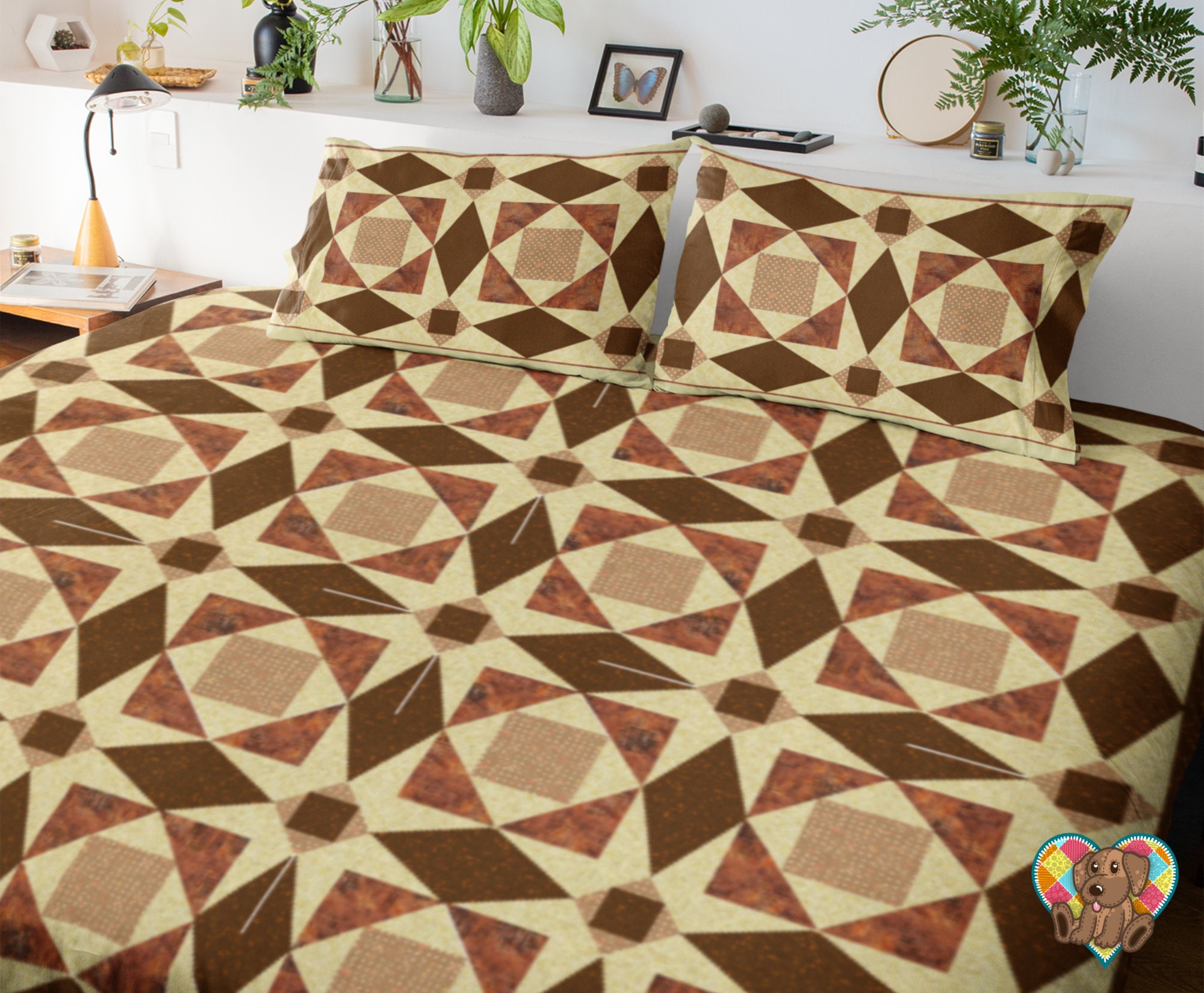 Waverly Downloadable Quilt Block Pdf Pattern | Waverly Quilt Pattern Pdf | Waverly Quilt Pattern ...