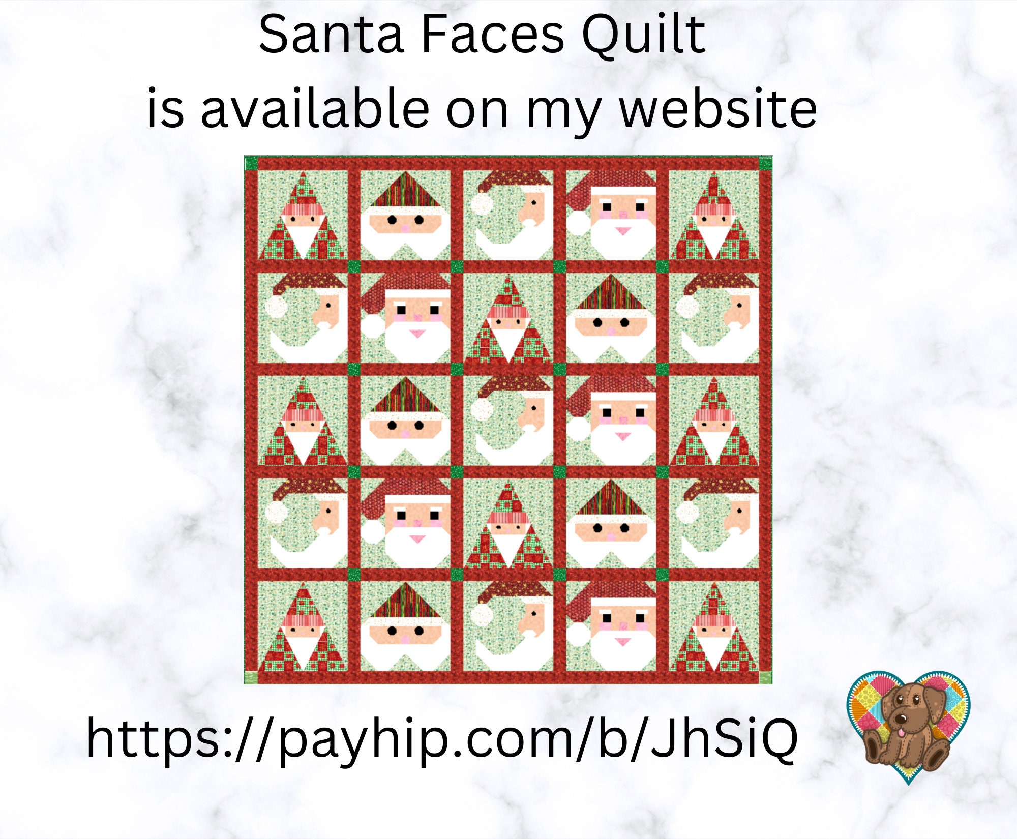 Christmas Stockings Quilt Block Pattern Downloadable Christmas Quilt ...