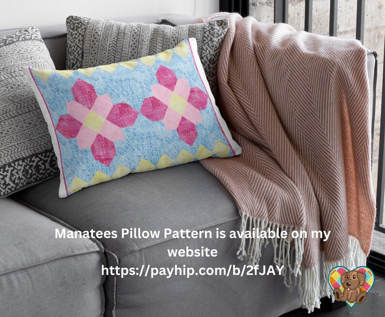Manatee Quilt Pattern: Ocean Animal Design (PDF Pattern) - Etsy