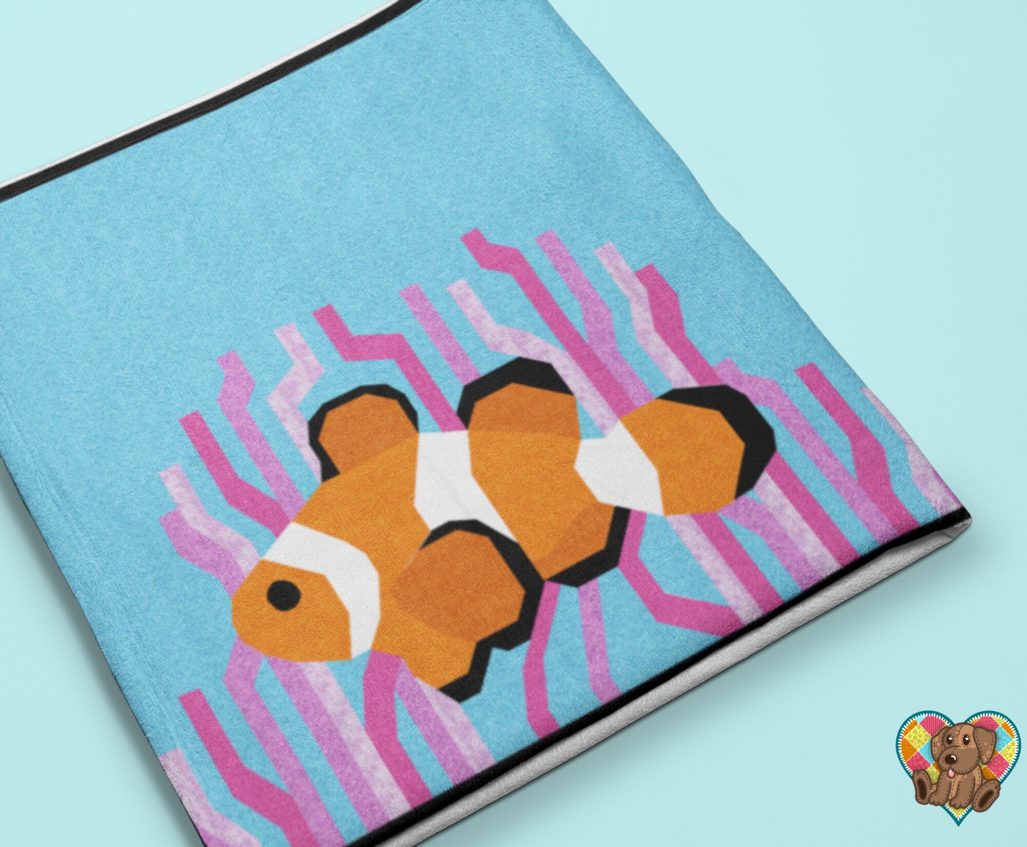 Clownfish Quilt Block Pattern | Downloadable PDF Clownfish Quilt ...