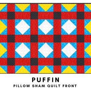 Puffin Downloadable Quilt Block Pdf Pattern Puffin Quilt - Etsy