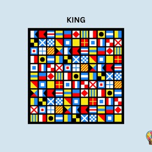 Nautical Flags Quilt Pattern: Beginner Ocean Theme (PDF Download) - Etsy