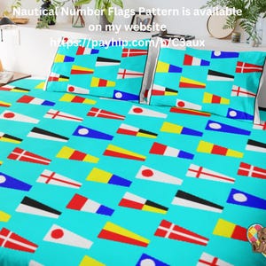 Nautical Flags Quilt Pattern: Beginner Ocean Theme (PDF Download) - Etsy