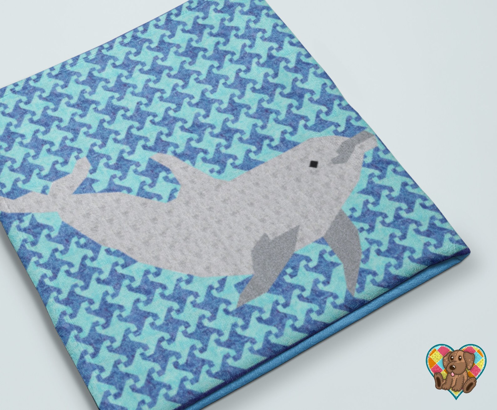 Dolphin Quilt Block Pattern Downloadable PDF Quilt Pattern - Etsy