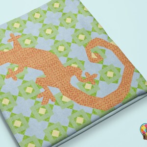 Gecko Quilt Pattern: Animal Design (PDF Pattern) - Etsy