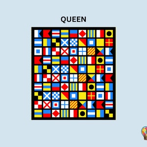 Nautical Flags Quilt Pattern: Beginner Ocean Theme (PDF Download) - Etsy