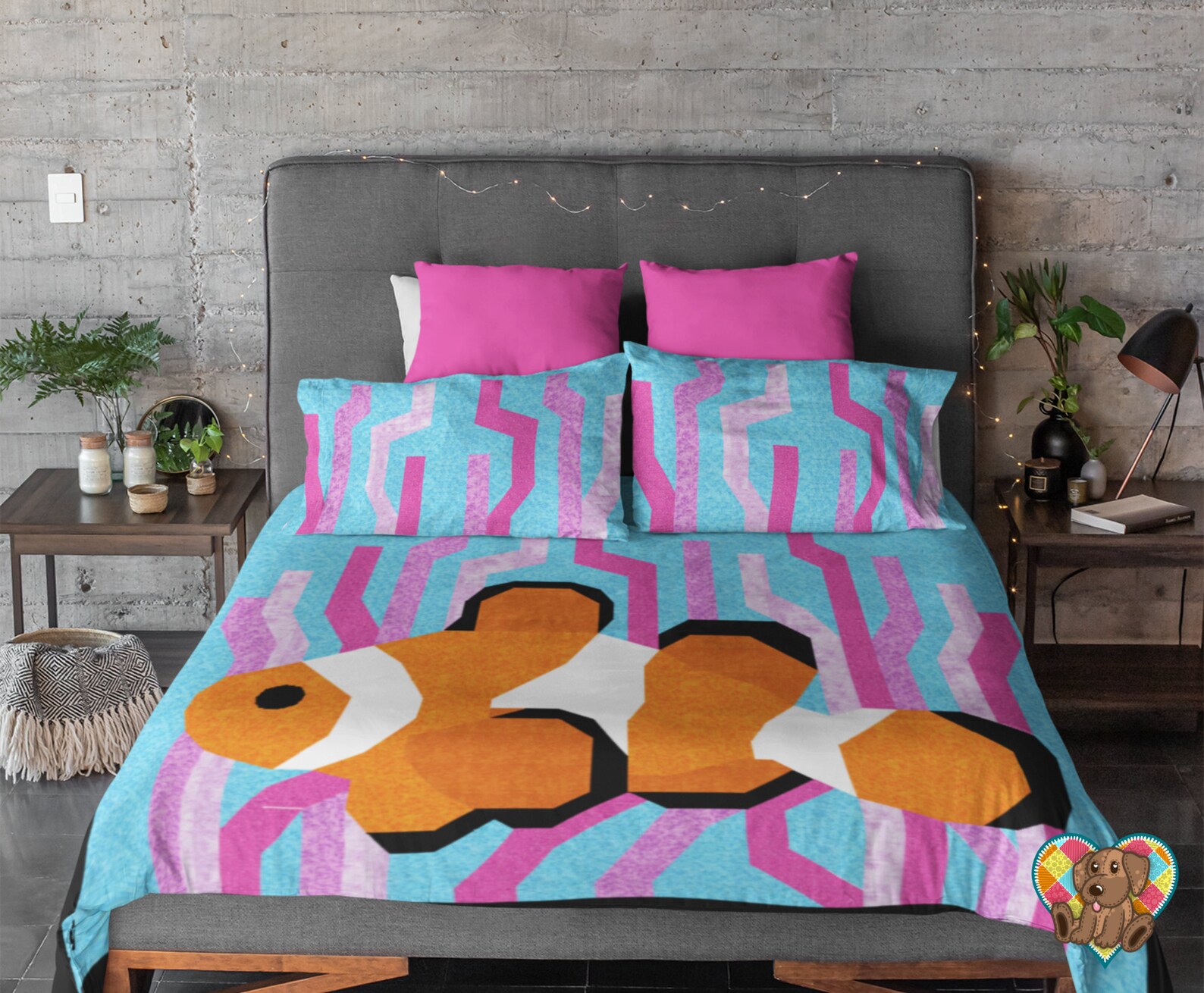 Clownfish Quilt Block Pattern Downloadable PDF Clownfish - Etsy