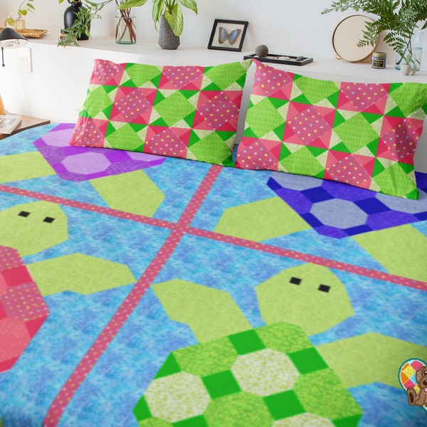 Turtle Quilt Pattern - Etsy