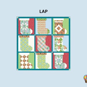 Christmas Stockings Quilt Block Pattern| Downloadable Christmas Quilt ...