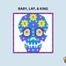 Sugar Skull Quilt Pattern: Halloween Quilt PDF (lap, Twin, Queen, King ...