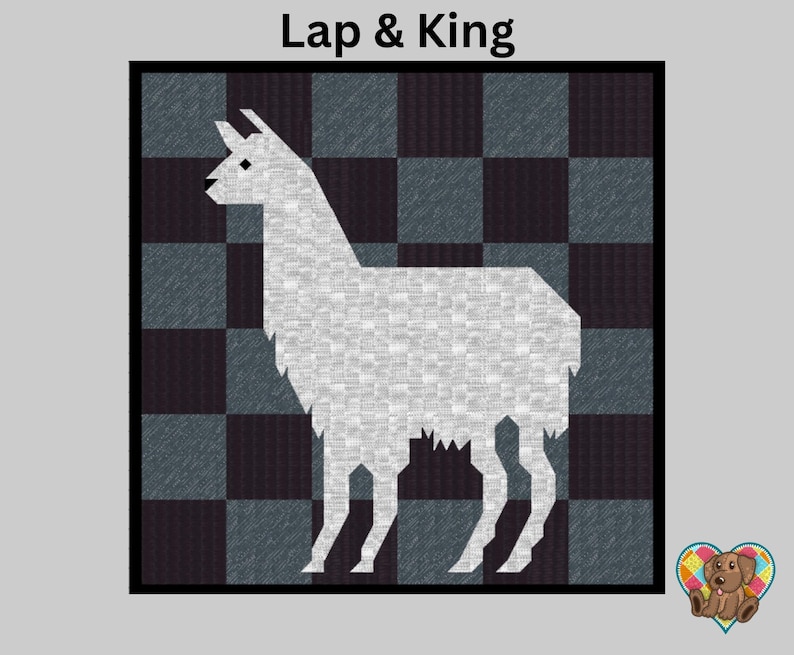 Llama Quilt Pattern: Lap, Twin, Queen, King Sizes (downloadable PDF) - Etsy