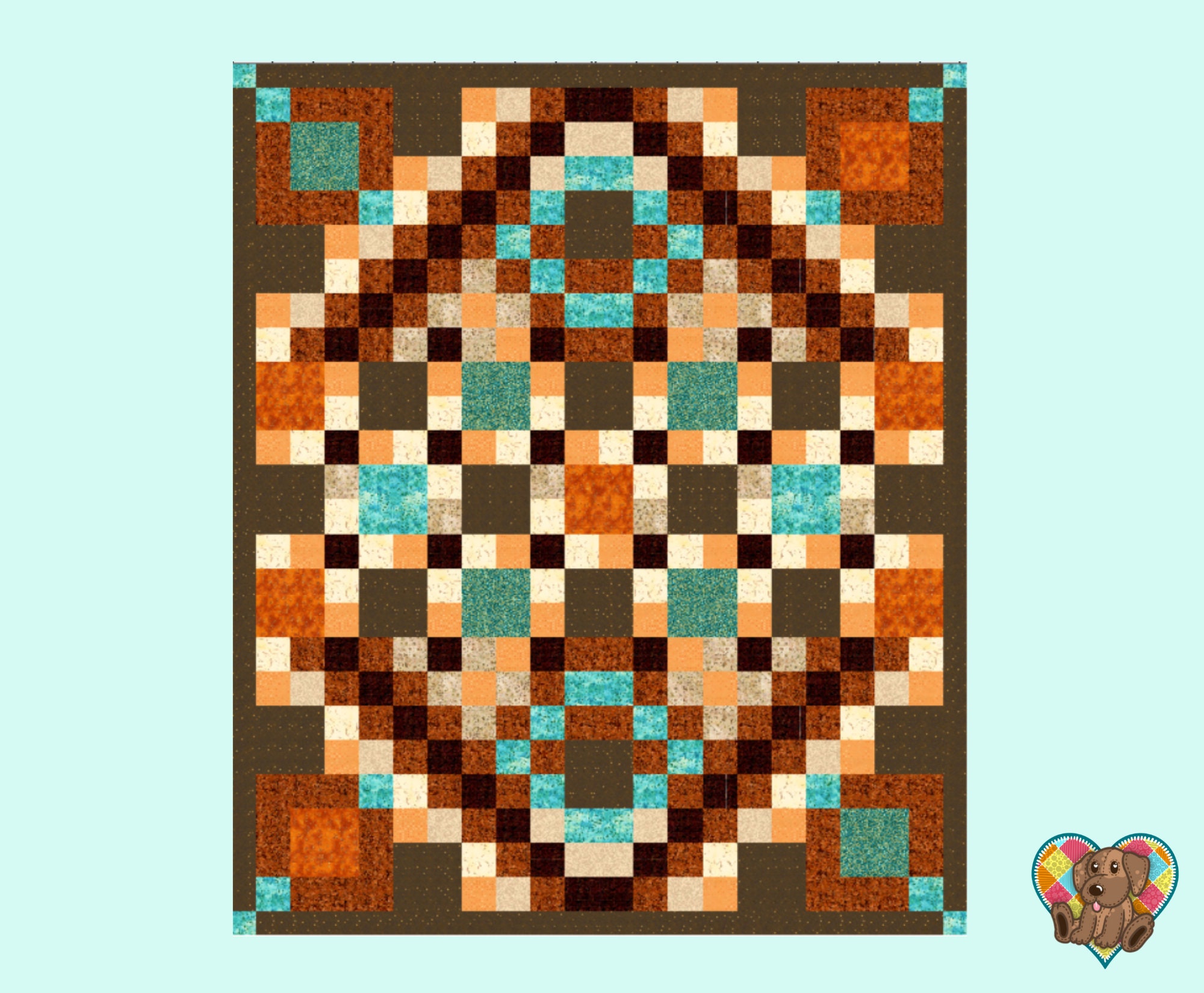 Sandy Squares Quilt Block Pattern Downloadable PDF Quilt Pattern ...