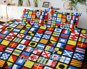 Nautical Quilt - Etsy