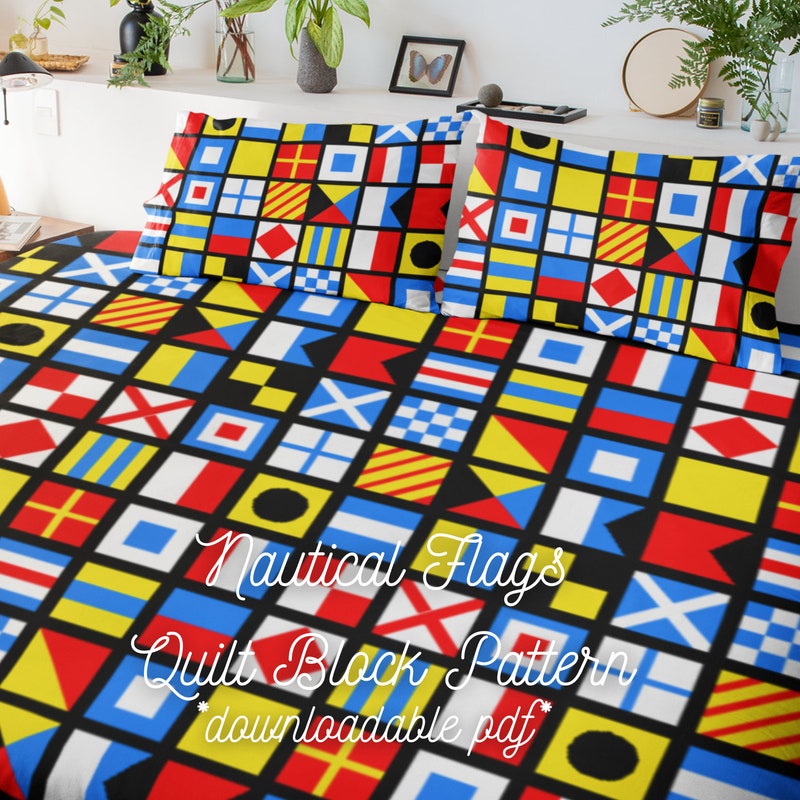 Nautical Quilt - Etsy