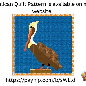 Puffin Downloadable Quilt Block Pdf Pattern Puffin Quilt Pattern Pdf ...