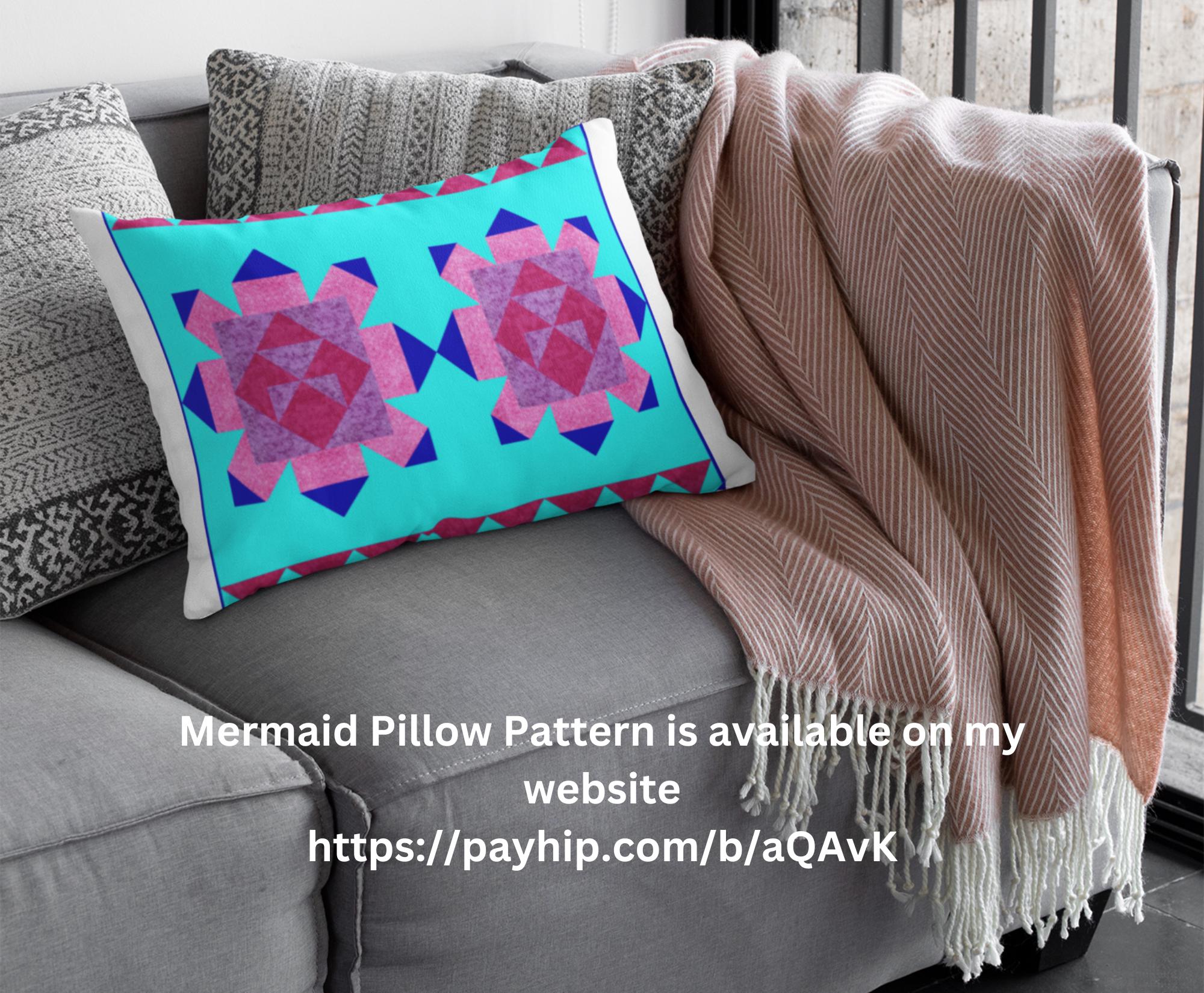 Mermaid Quilt Pattern Pdf| Downloadable PDF Mermaid Quilt Blocks |cute ...