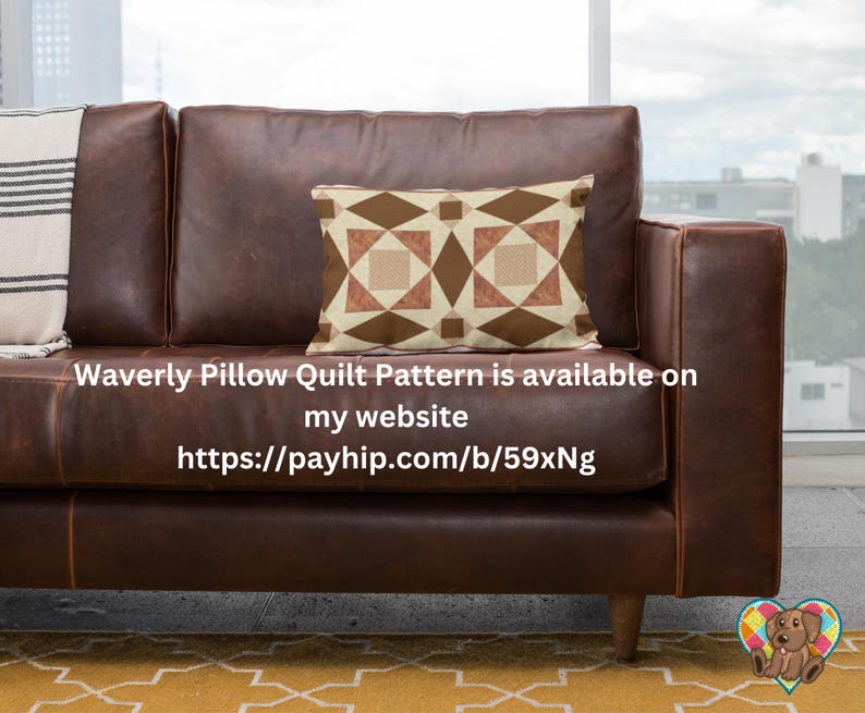 Waverly Downloadable Quilt Block Pdf Pattern Waverly Quilt Pattern Pdf ...