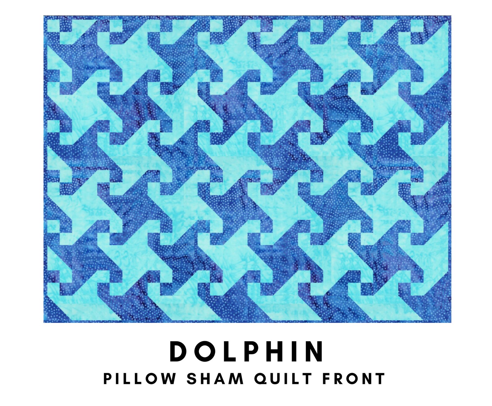 Dolphin Quilt Block Pattern Downloadable PDF Quilt Pattern Dolphin ...